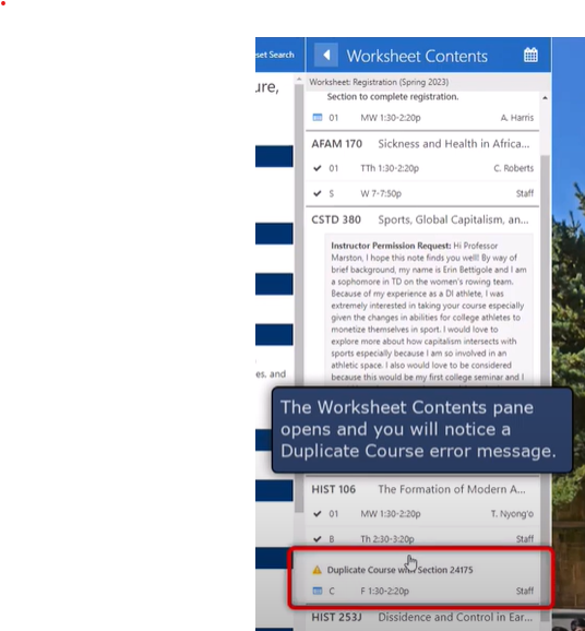 How to Swap a Discussion Section without Removing the Lecture Course ...